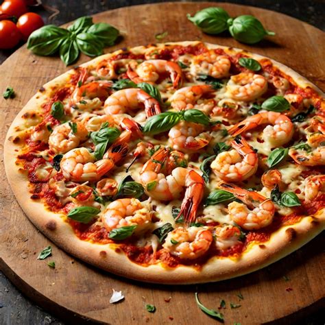 Spicy Prawn Pizzas Recipe