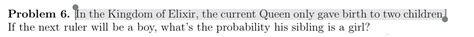 Solved Problem What S The Conditional Probability That Chegg