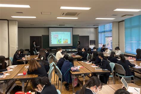 高校プレステージ総合的な探求の時間よーじや企業講座 平安女学院中学校高等学校