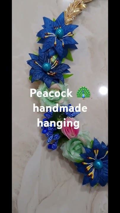 Peacock Diwali Handmade Wall Hanging Tutorial Shortsviral Shortsfeed