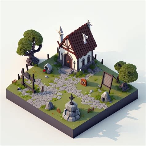 Rpg Npc Objeto De Elemento De Rol Isométrico Para Juego De Rol Ia Generativa Foto Premium