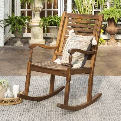 Summerton Teak Outdoor Chair Patio Rocking Chairs Teak Rocking Chair