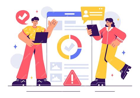 Software Testing Vector Illustration Featuring Application Engineering