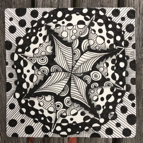 Catching Up On My Posts Stella Was The Purely Zentangle Weekly One In