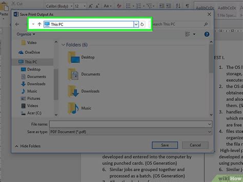 Formas De Salvar Um Arquivo PDF WikiHow