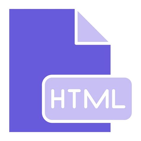 premium vector html file vector illustration