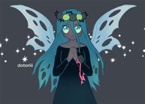 2207860 Artist Dotoriii Changeling Equestria Girls Female Human