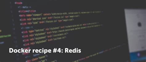How To Configure Redis Redis Commander Docker Hackernoon
