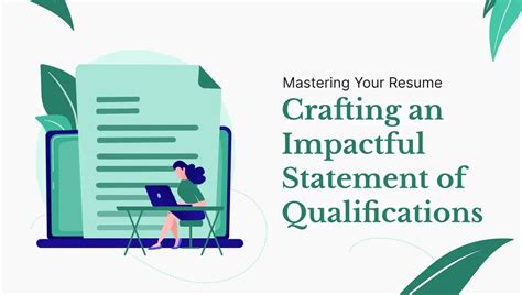 Mastering Your Resume Crafting An Impactful Statement Of Qualifications Ziprecruiter