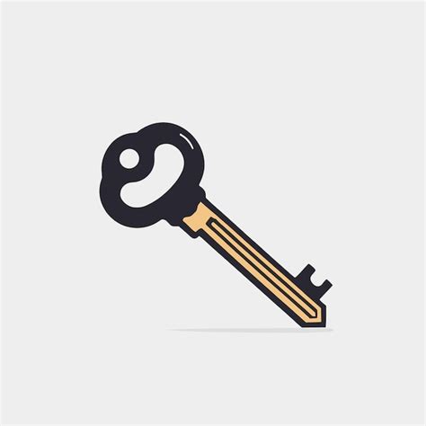 Premium Vector Key Icon Logo Vector Illustration