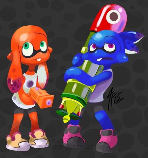 Octoling Development Process Splatoon Amino