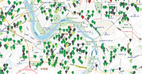 全臺健保特約藥局剩餘口罩地圖