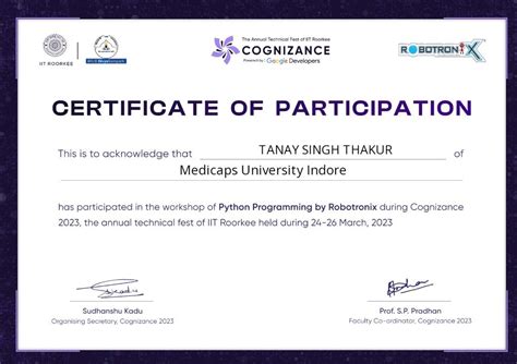Tanay Singh Thakur On Linkedin Python Programming