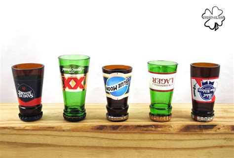 Beer Bottle Shot Glasses Etsy