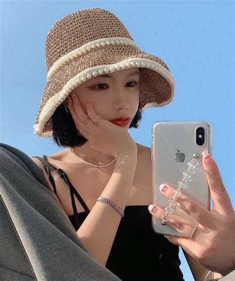 챙넓은 라탄모자 바캉스 버킷햇 밀짚 해외여행