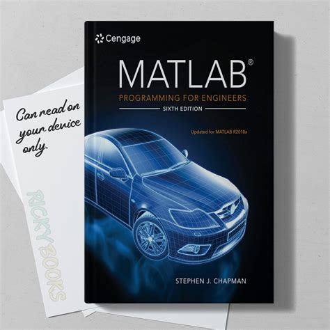 MATLAB Programming For Engineers Th Edition Stephen J Chapman Pre Loved Book