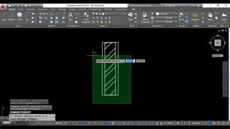 How To Stretch A Block Wall Dynamic Block Stretch Autocad Youtube