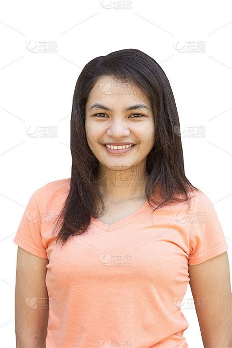 亚洲女孩微笑