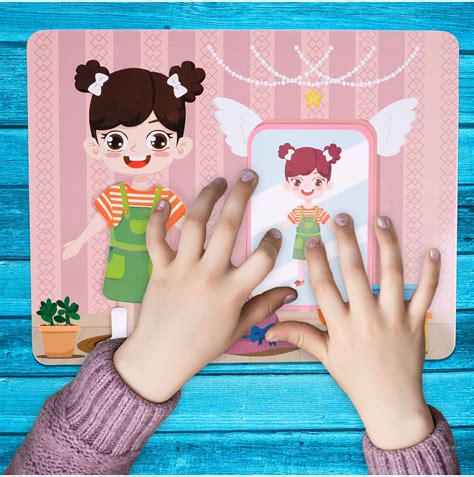 Klocki i Układanki Malplay Układanka Magnetyczna Puzzle Montessori