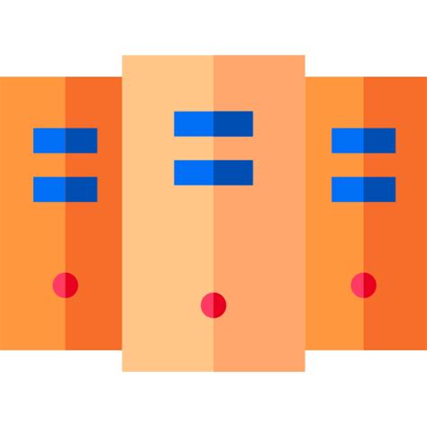Server Basic Straight Flat Icon