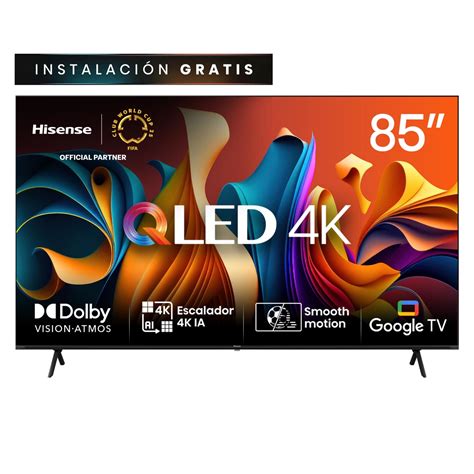 Hisense Televisor 85 Qled 4k Uhd Q6n Smart Tv