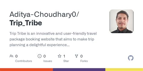 Github Aditya Choudhary0triptribe Trip Tribe Is An Innovative And User Friendly Travel