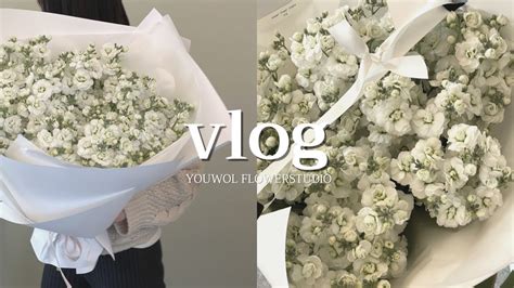 Kor Flower Shop Vlog 한아름 꽃으로 마음까지 전하는 프로포즈하는 날 슬기로운 꽃 생활 플로리스트의 일상 유월플라워스튜디오 Ep8