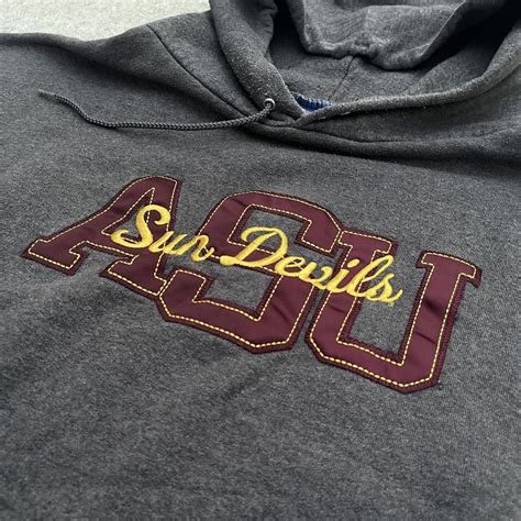 Vintage Fit Asu Sun Devils Champion Embroidered Depop