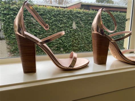 Ruby Strappy Rose Gold Ruby Heels On Designer Wardrobe