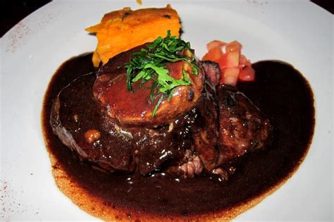Tournedos Rossini Seared Filet Mignon W Foie Gras Pate In A Port