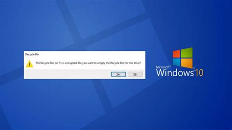 How To Fix A Recycle Bin Corrupted Error On Windows