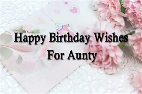 Happy Birthday Wishes For Aunty Message Quotes One Birthday Wishes