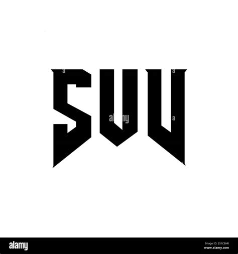 Suv Letter Logo Design For Technology Company Suv Logo Design Black