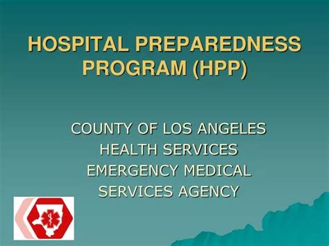 Ppt Hospital Preparedness Program Hpp Powerpoint Presentation Free Download Id 4202871