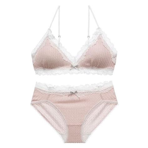 Sweet Valentine Lingerie Set Girly Ruffled Kawaii Ddlg Playground