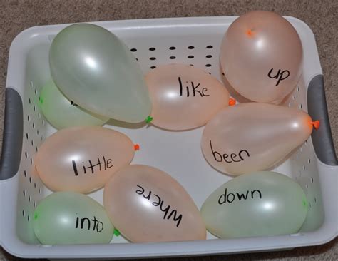 Memorizing The Moments Sight Words Balloon Pop