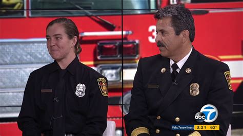 Lafds First Female Class Leader Fire Academy Graduate Youtube