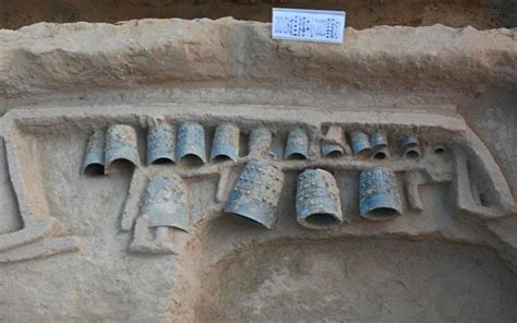 Archaeologists Unearth 2000 Year Old Chime Bells Bianzhong In China