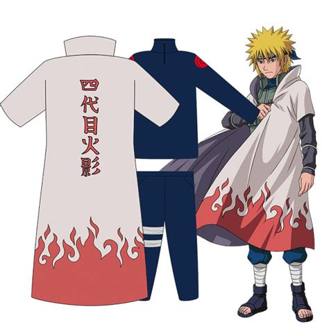Minato Namikaze Deluxe Set From Naruto Cosplay Costume Costume Party