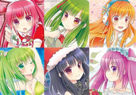 Safebooru 6girls Beatmania Multiple Girls Red Eyes Red Hair
