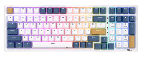 Royal Kludge Rk98 Trådløs Mekanisk Tastatur Rgb Hvid 475 Dkk