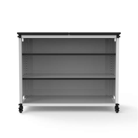 Luxor Modular Classroom Bookshelf Wide Module With Casters And