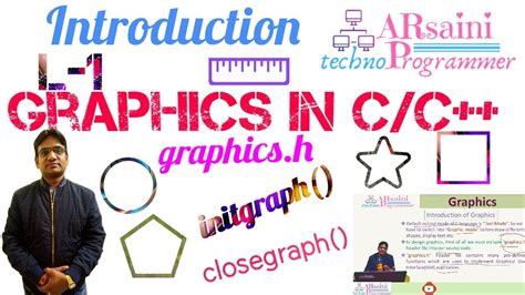 Graphics In C Language Programming Introduction Youtube
