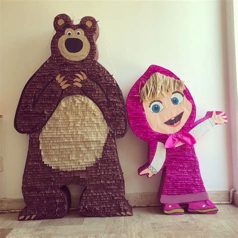 Piñata Masha Y El Oso Masha Y El Oso Piñata De Caballo Disfraz De