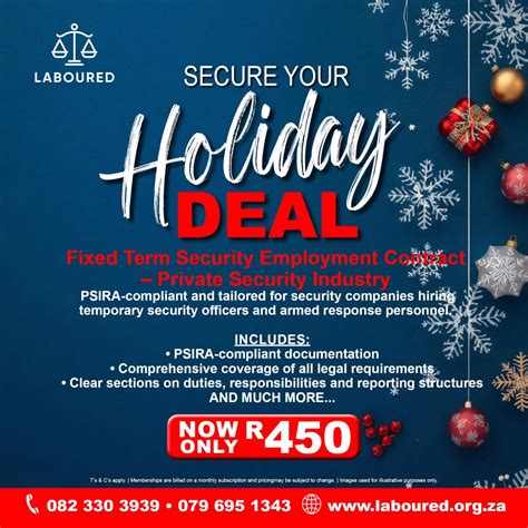 Fixed Term Security Employment Contract Private Security Industry