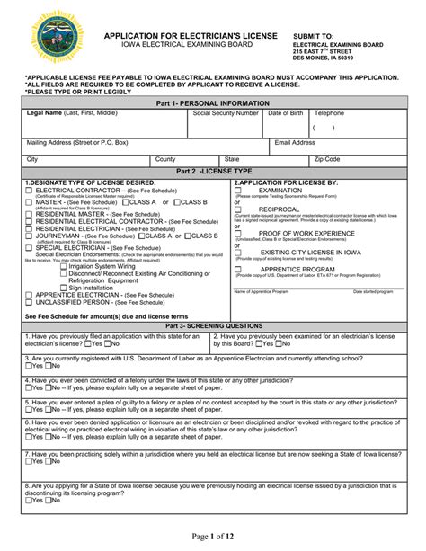 Electrical Apprentice License