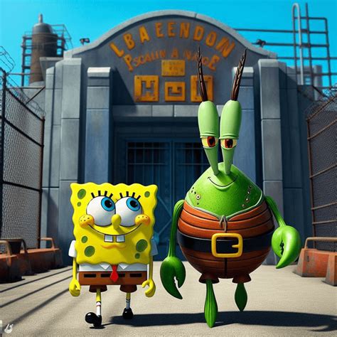 How Spongebob Got Released From Jail R Dalle