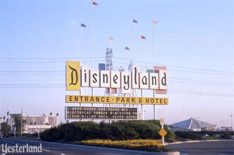 Yesterland Disneyland Signs Part 1 1955 To 1999