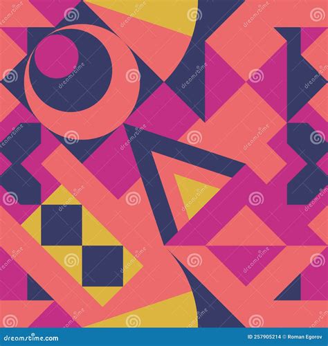 Geometric Pattern Pop Color Texture Creative Architecture Wallpaper
