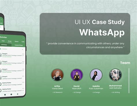 Ui Ux Case Study Redesign Whatsapp Behance